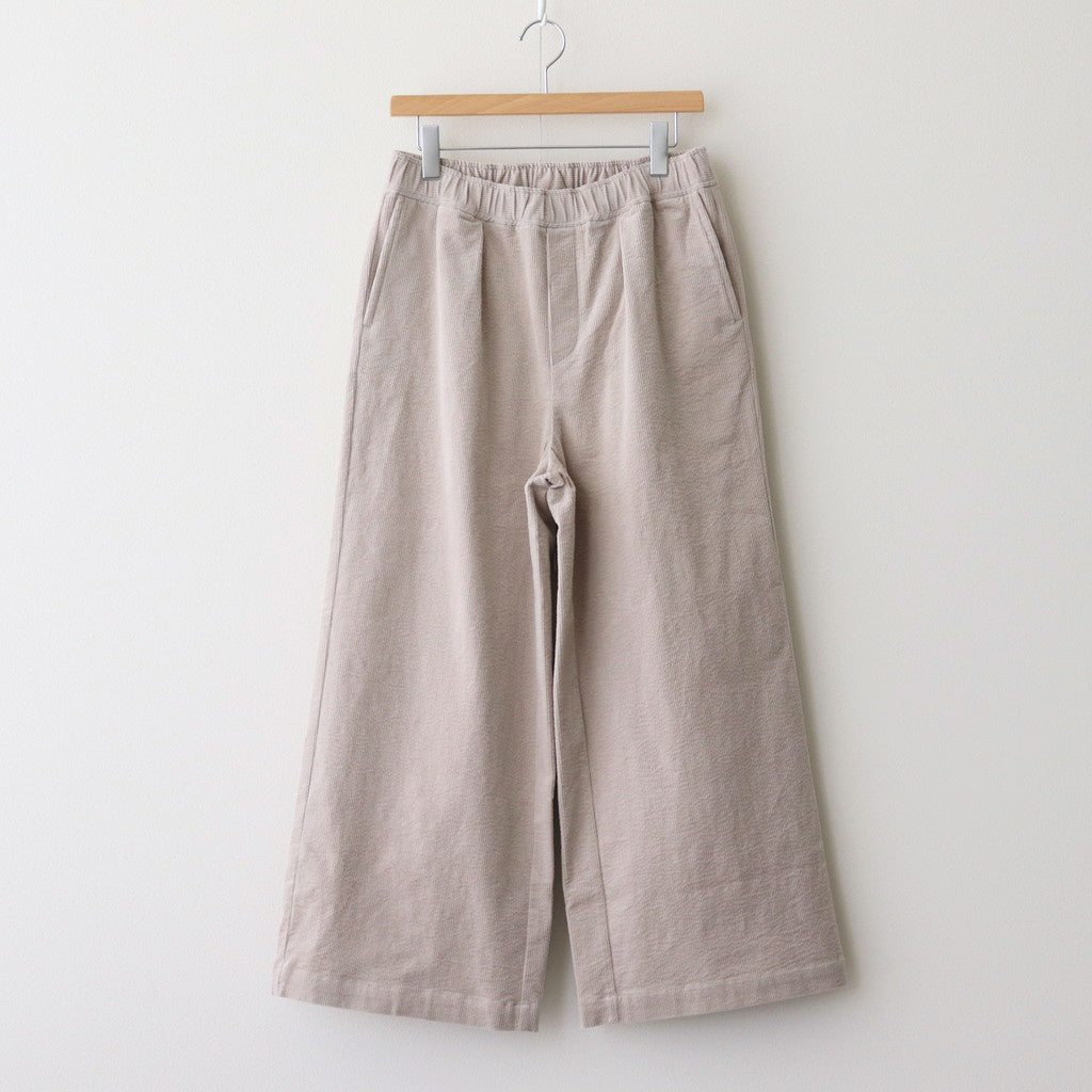 11WALE CORDUROY EASY WIDE PANTS #8200 BEIGE [GNMDS2052CP] – DOKODO