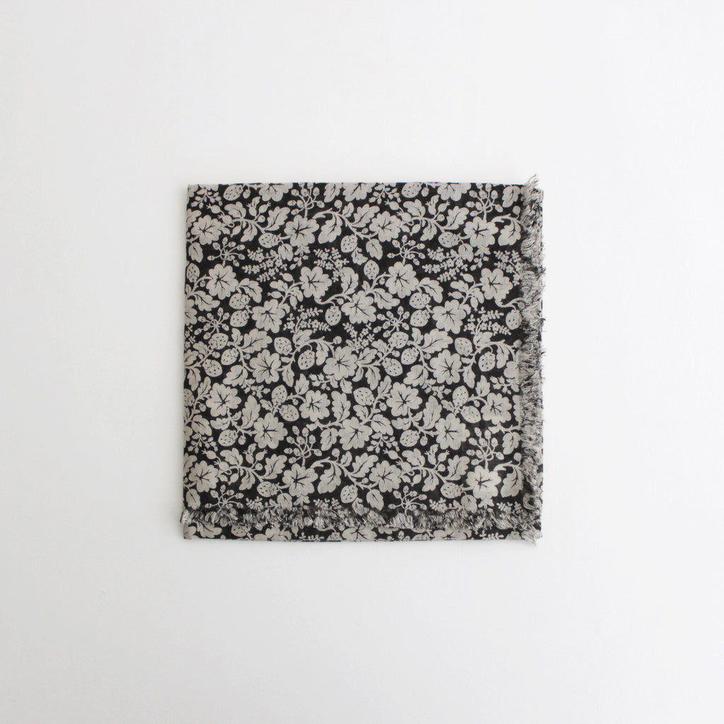 WILD BERRY GAUZE SHAWL #FLAX [no.6654] – DOKODO