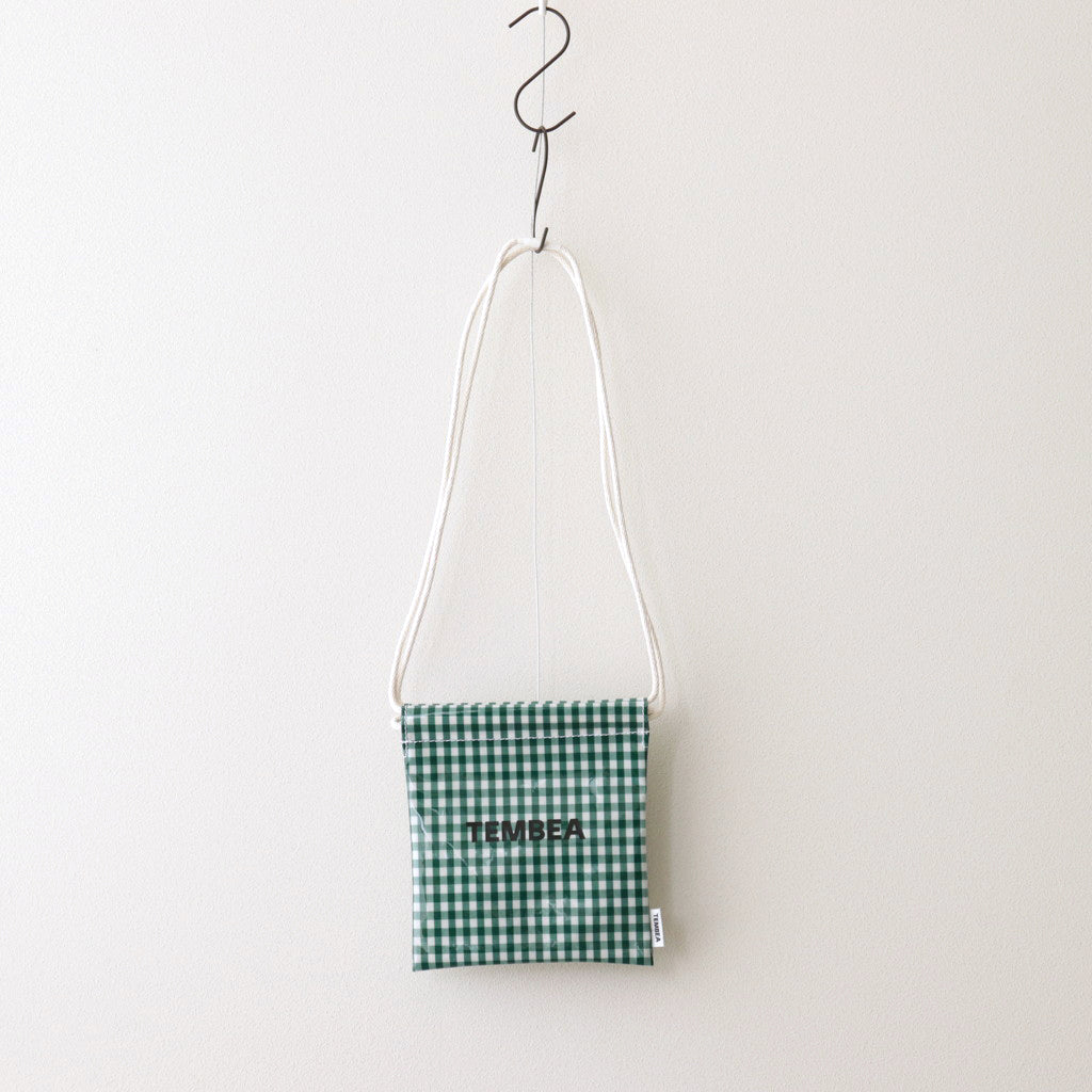巾着POCHETTE GINGHAM #GREEN [TMB-2137A] – DOKODO