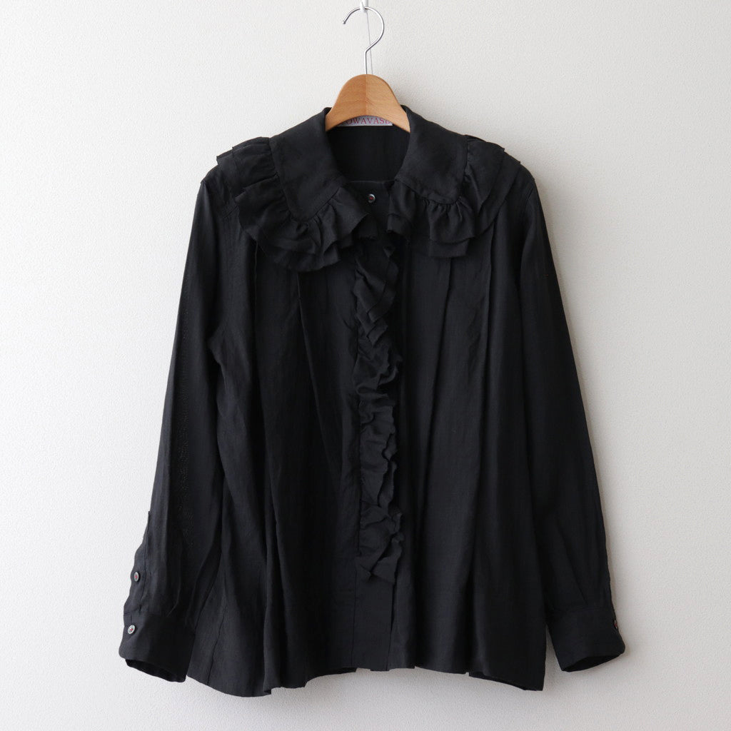 VENT BLOUSE #black [27-0030s] – DOKODO