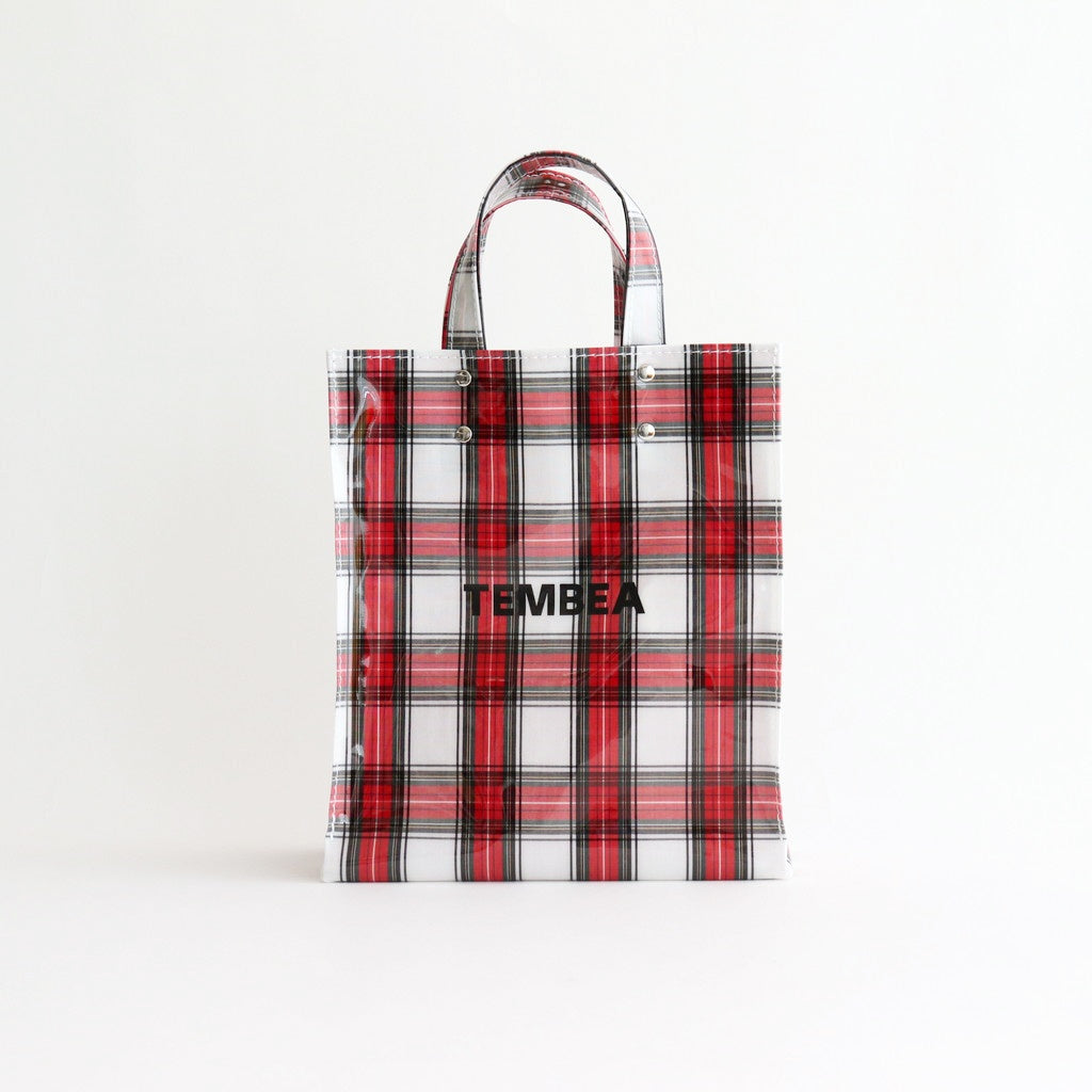 PAPER TOTE SMALL #CHECK DRESS STEWART [TMB-2286H] – DOKODO