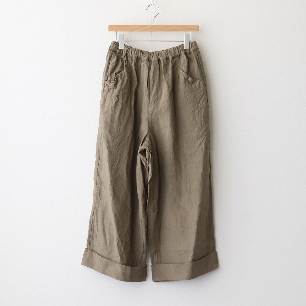 Faurie Linen Pants #Olive [A232251PP731] – DOKODO