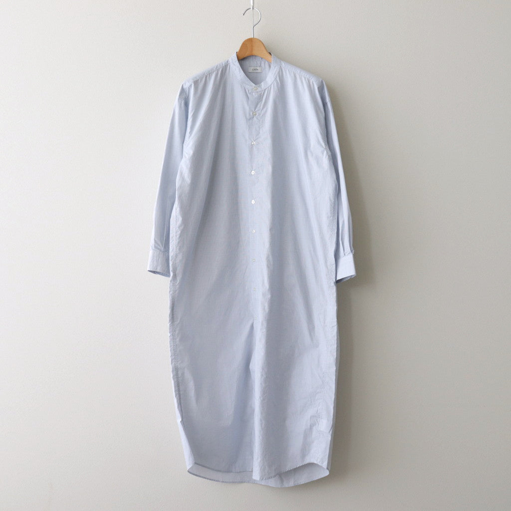 Band Collar Shirt Dress #Small Graph Check [OPL-5] – DOKODO