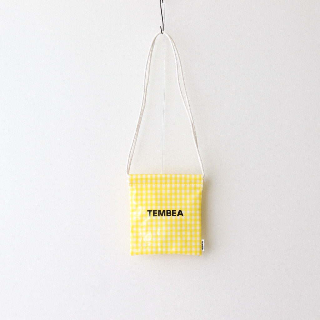 巾着POCHETTE #GINGHAM YELLOW [TMB-2137A] - DOKODO 三重県四日市市のセレクトショップ
