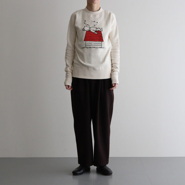 裏起毛 HAVE A KIP SWEAT SHIRT #Natural [no.7267] – DOKODO